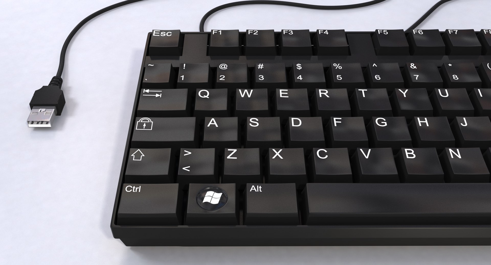 3D Model Keyboard Qwerty Azerty - TurboSquid 1161733