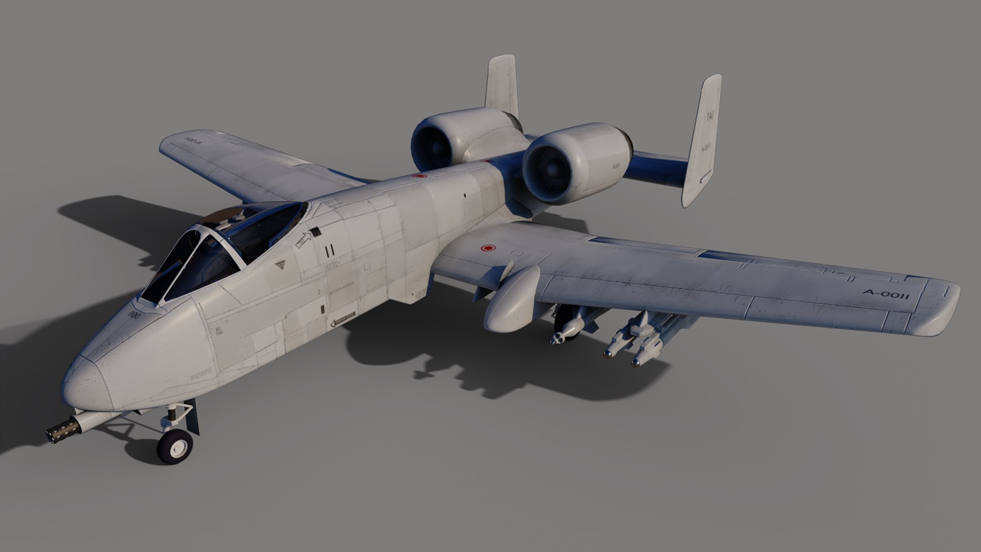 modèle 3D de Thunderbolt II A-10 - TurboSquid 2056162