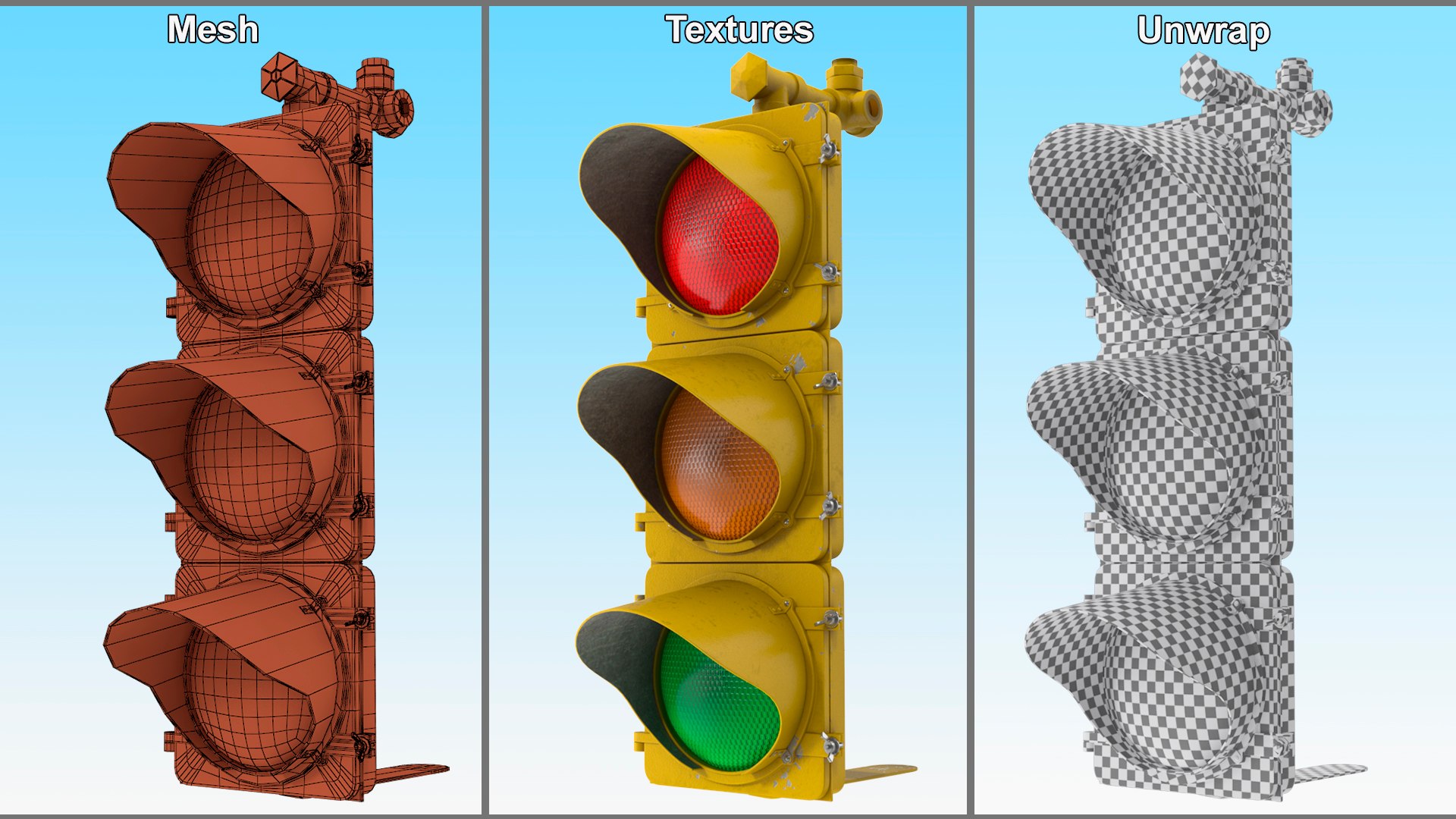 Traffic Light 3D Model - TurboSquid 2139444