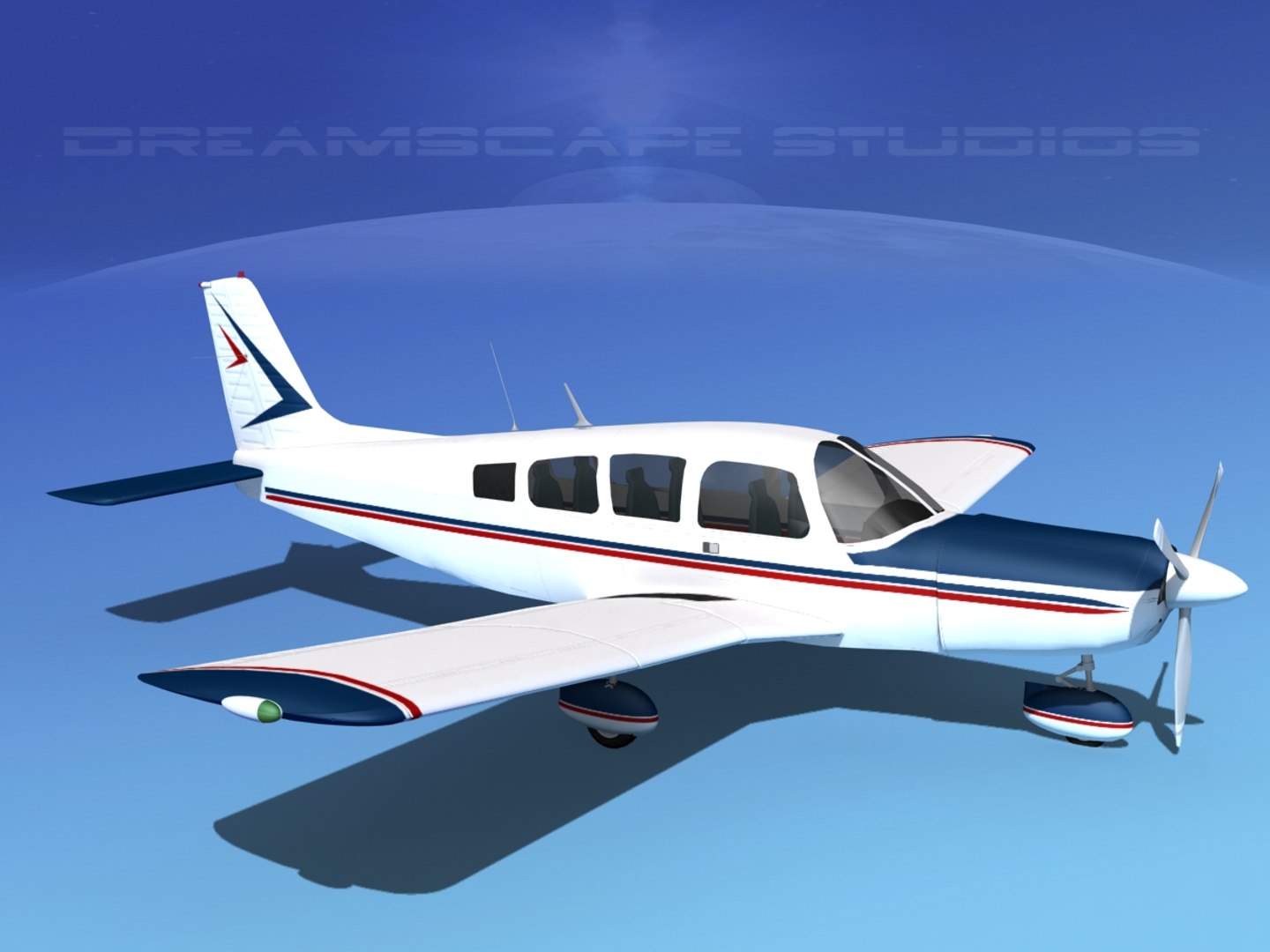 3d Propeller Piper Cherokee 260