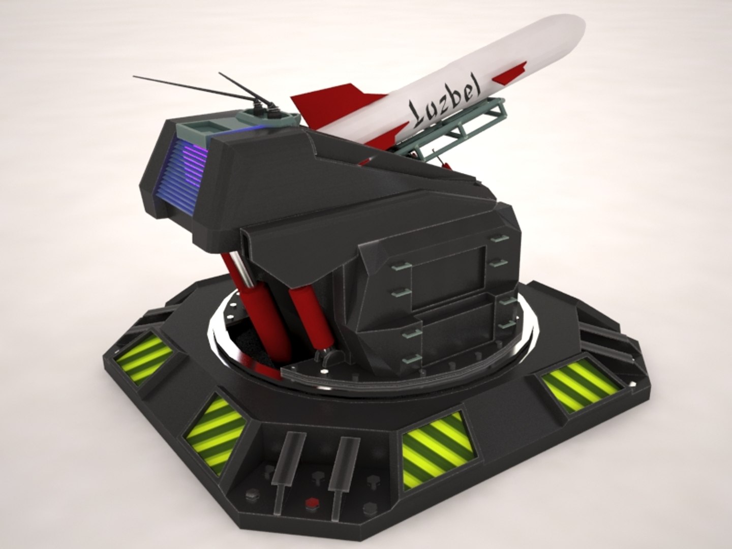 3d 8 turret model