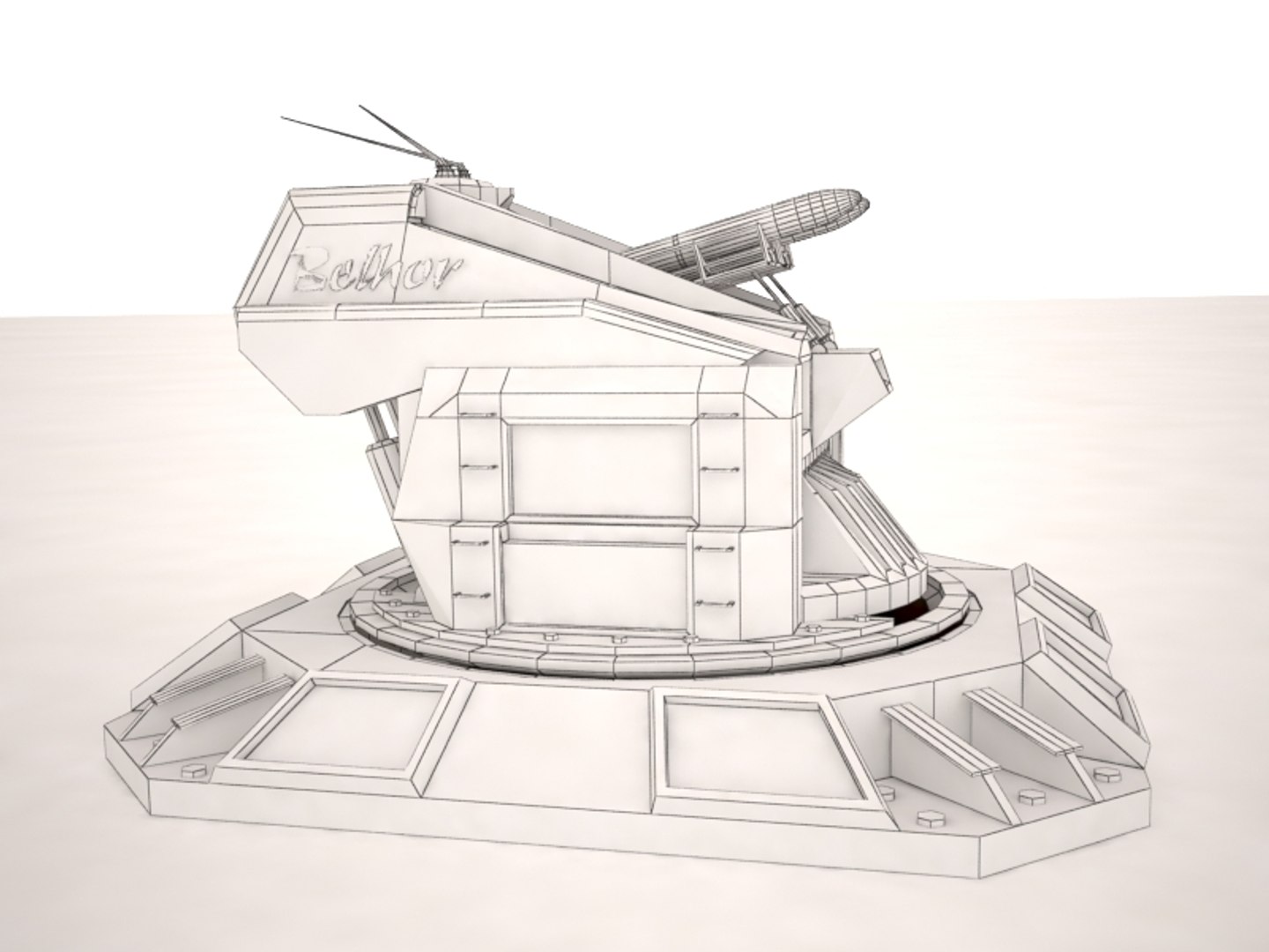 3d 8 turret model
