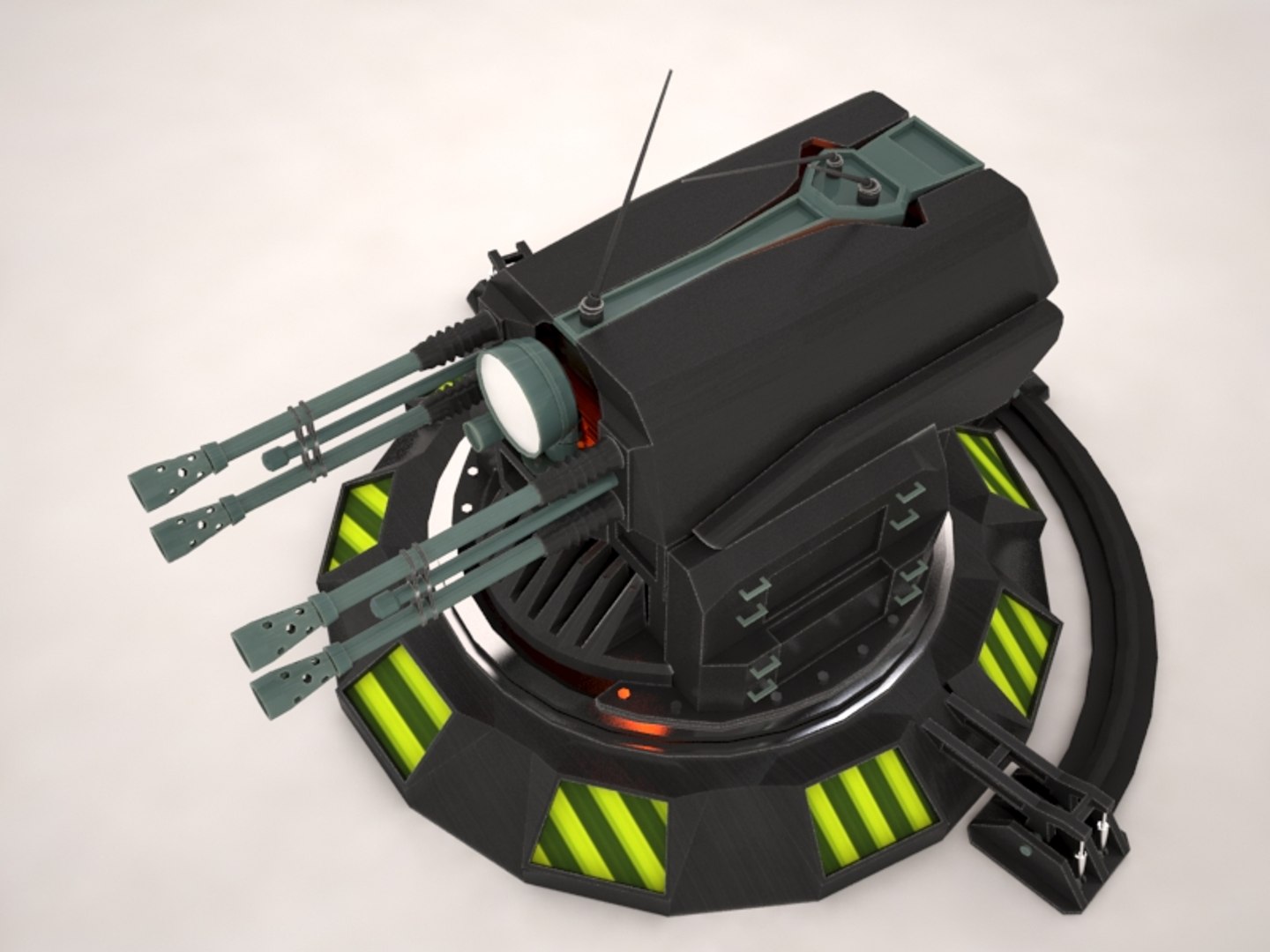 3d 8 turret model