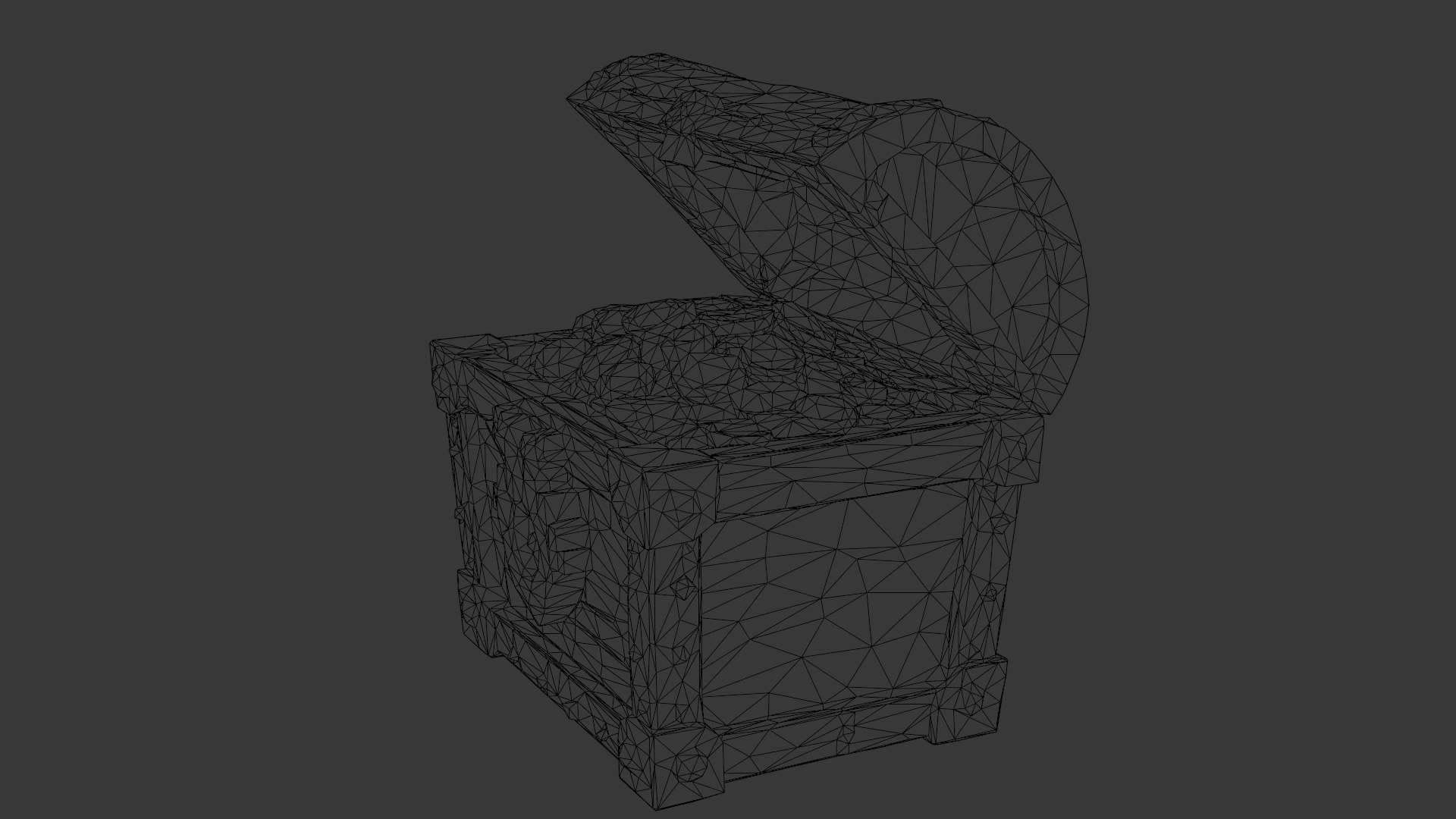 Low Poly Treasure Chest - Game Ready And Printable Low-poly 3D Model 3D ...