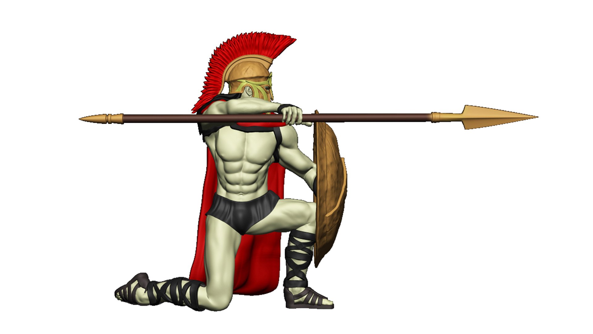 Spartan 6 Starter Set Light Spartan Army 3D Model - TurboSquid 2312169