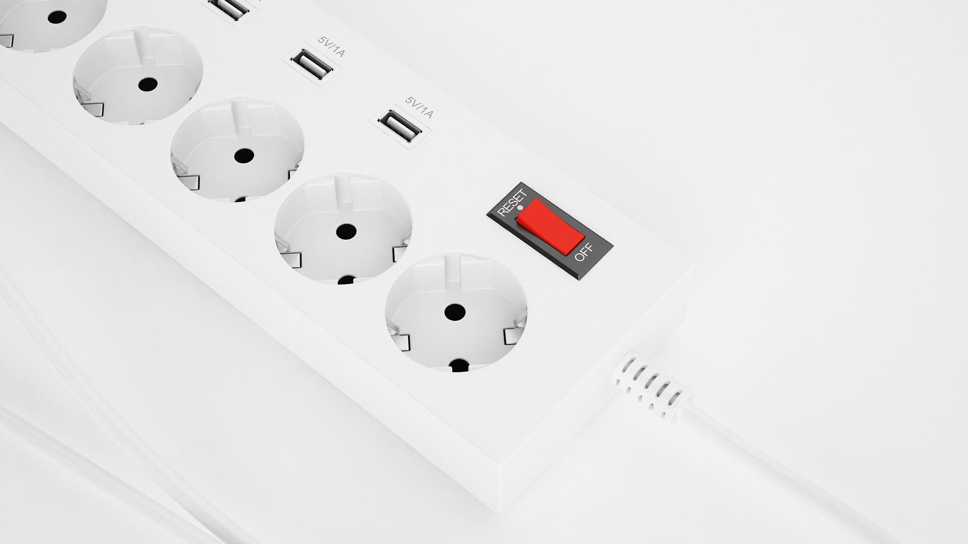 Power Strip Outlet 3D Model - TurboSquid 1483663