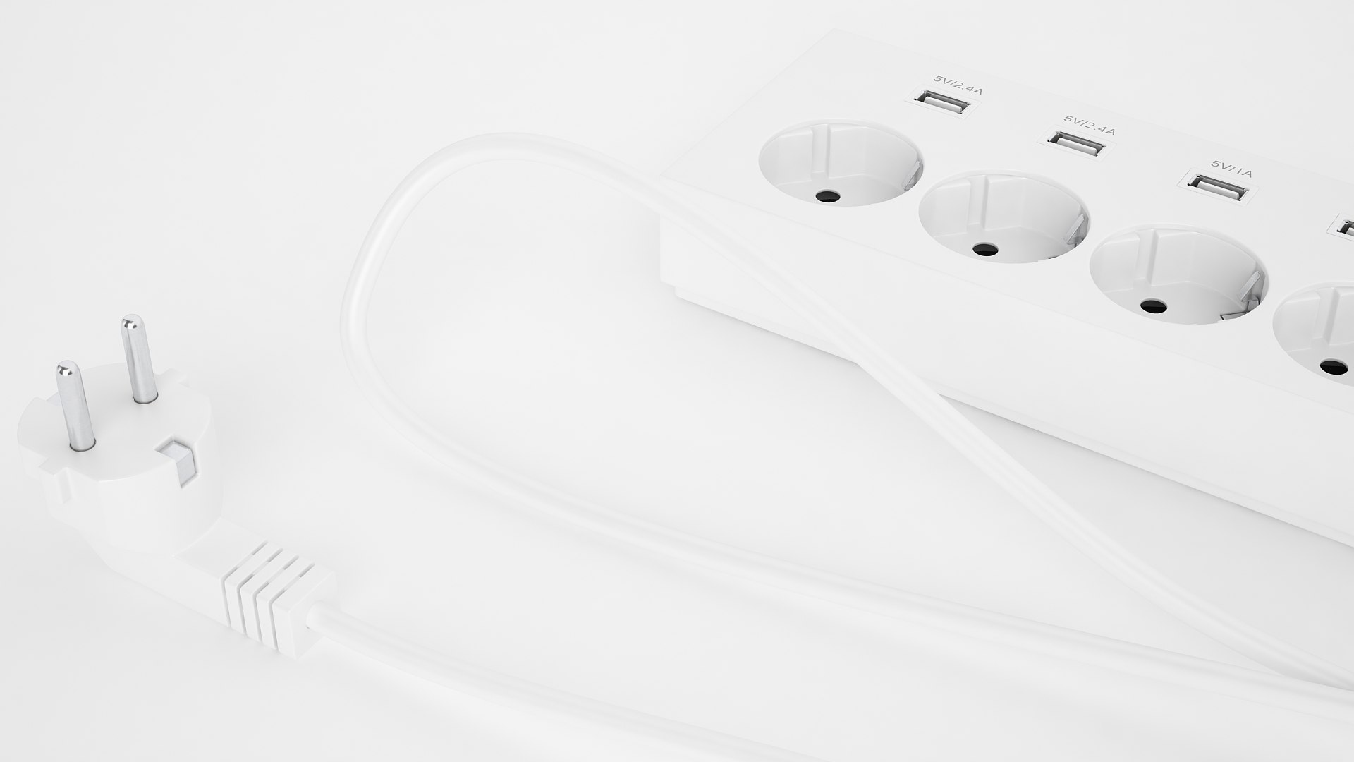 Power Strip Outlet 3D Model - TurboSquid 1483663