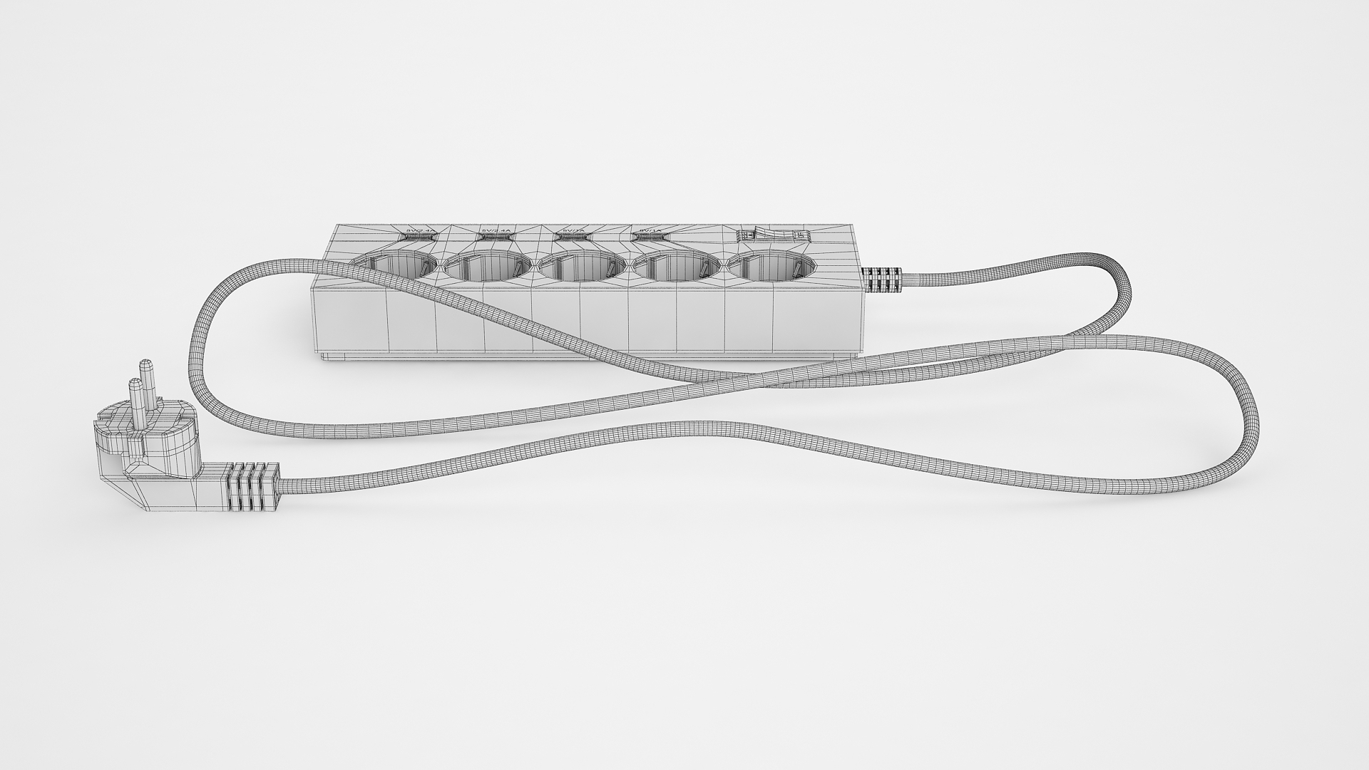Power Strip Outlet 3D Model - TurboSquid 1483663