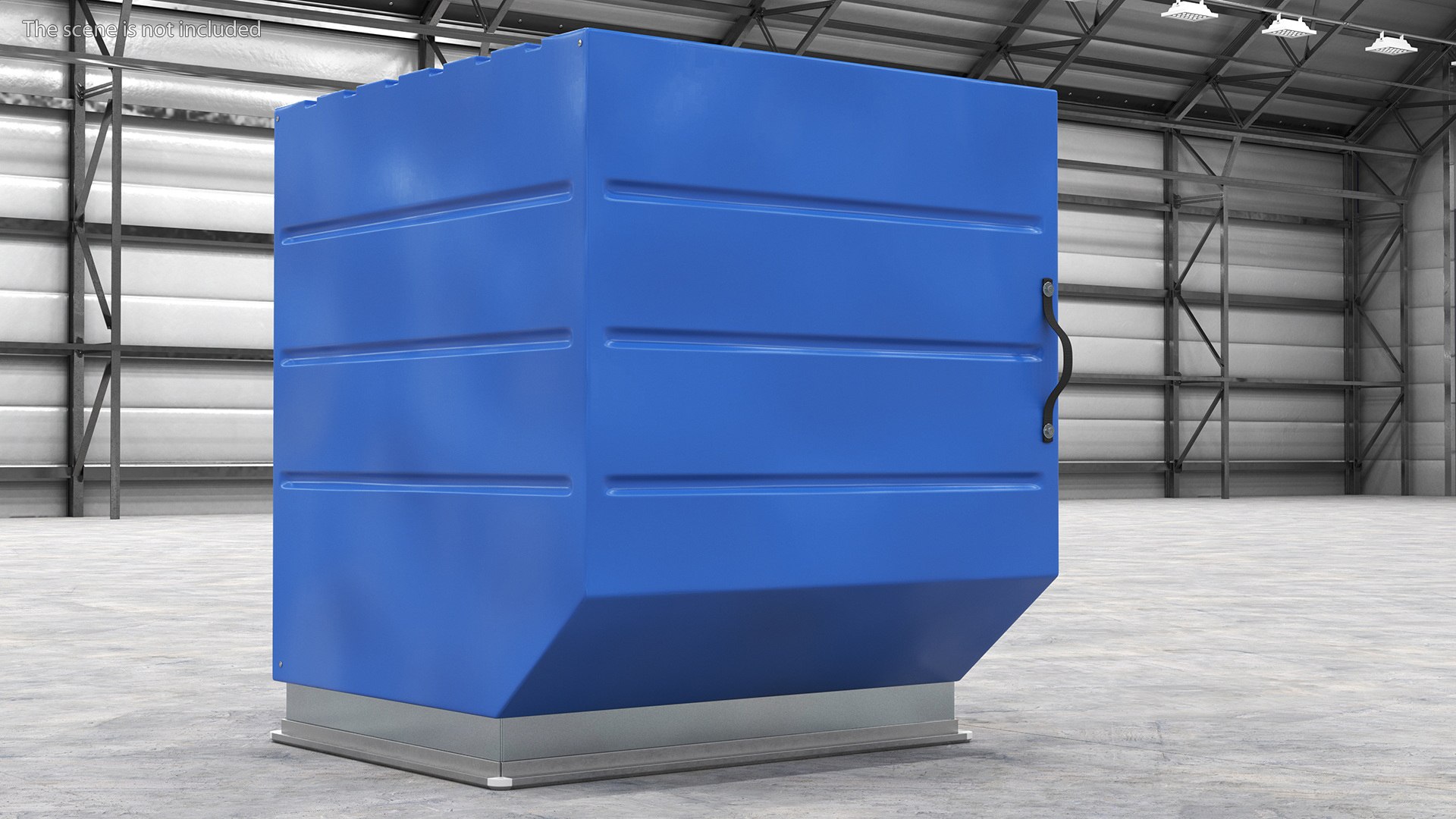 Air Cargo Container ULD LD 2 Blue Model - TurboSquid 2065888