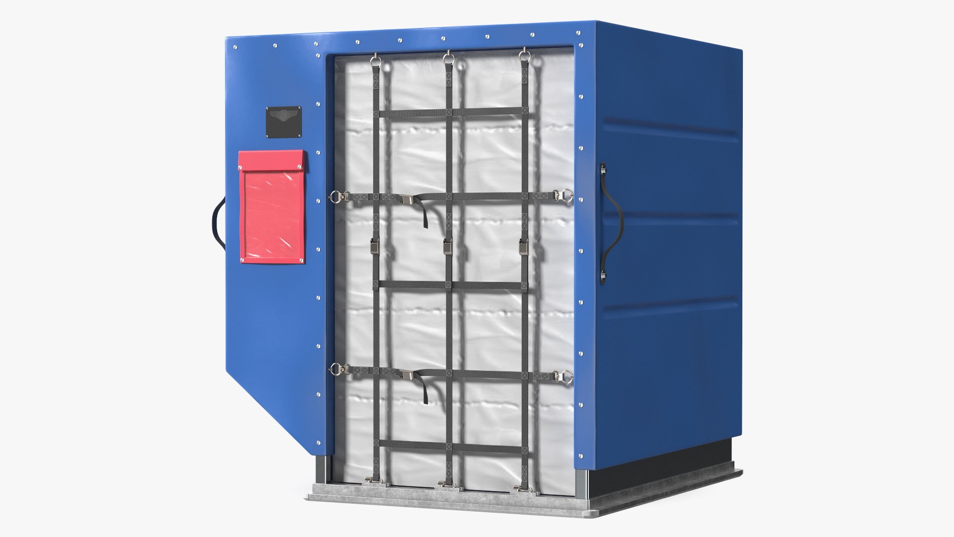 Air Cargo Container ULD LD 2 Blue Model - TurboSquid 2065888