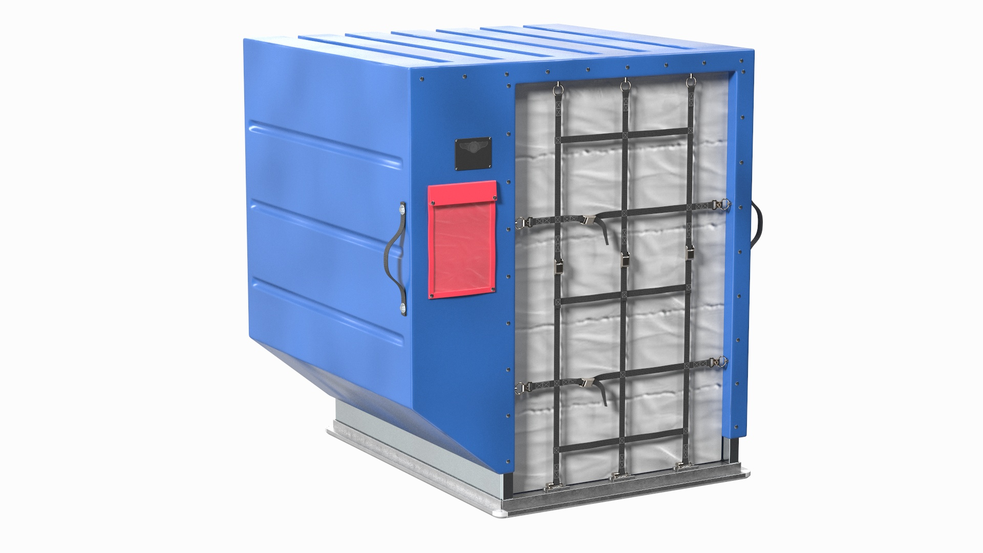 Air Cargo Container ULD LD 2 Blue model - TurboSquid 2065888