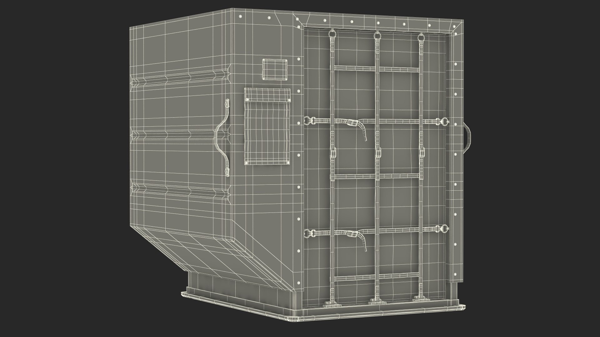 Air Cargo Container ULD LD 2 Blue model - TurboSquid 2065888