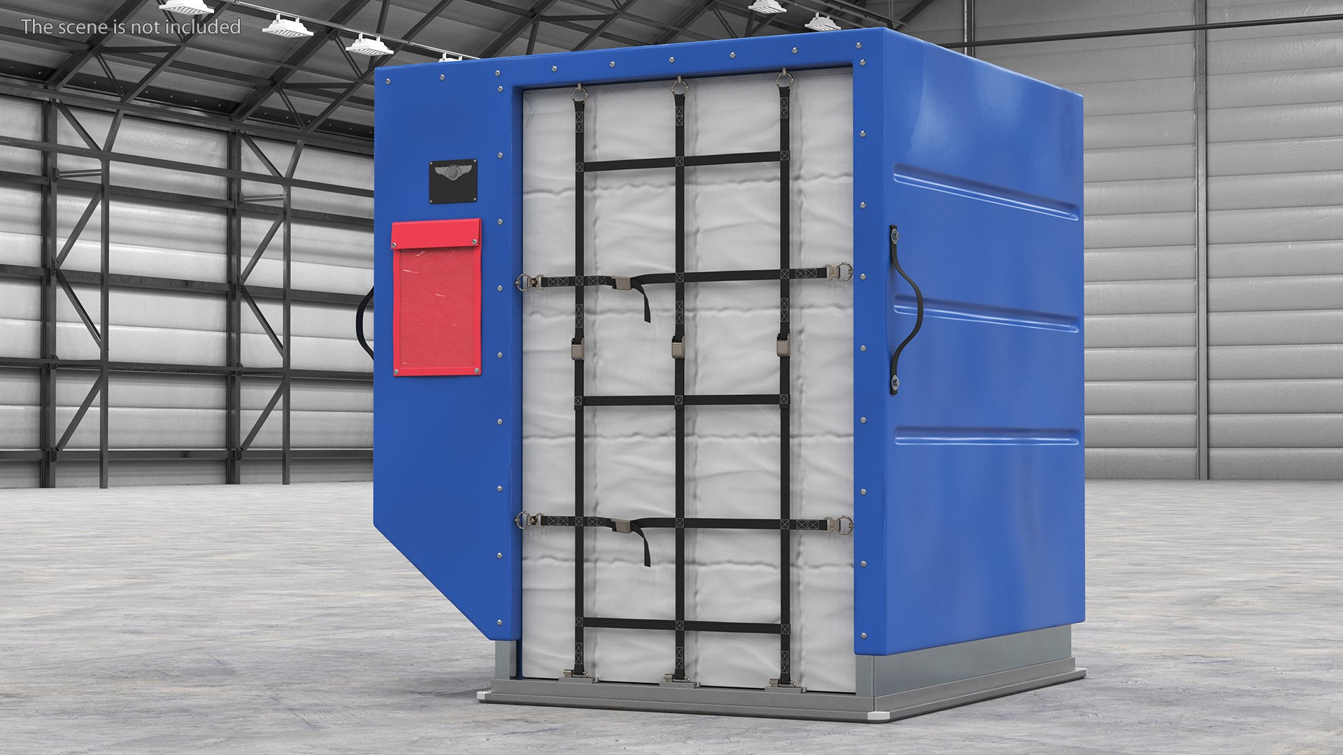 Air Cargo Container ULD LD 2 Blue Model - TurboSquid 2065888