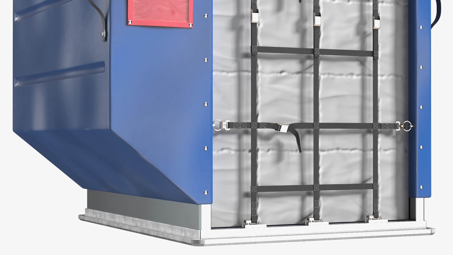 Air Cargo Container ULD LD 2 Blue model - TurboSquid 2065888