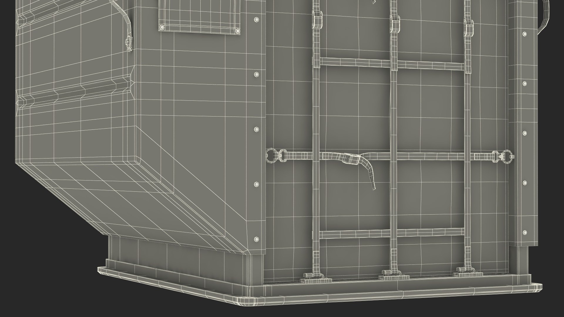 Air Cargo Container ULD LD 2 Blue model - TurboSquid 2065888
