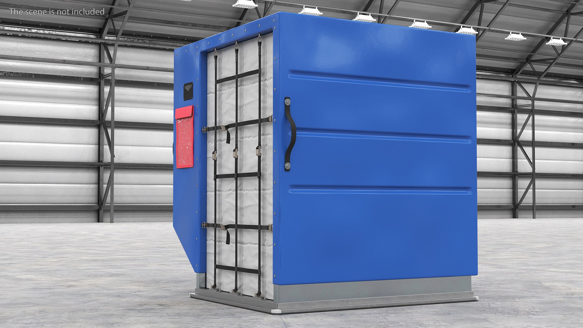Air Cargo Container ULD LD 2 Blue Model - TurboSquid 2065888
