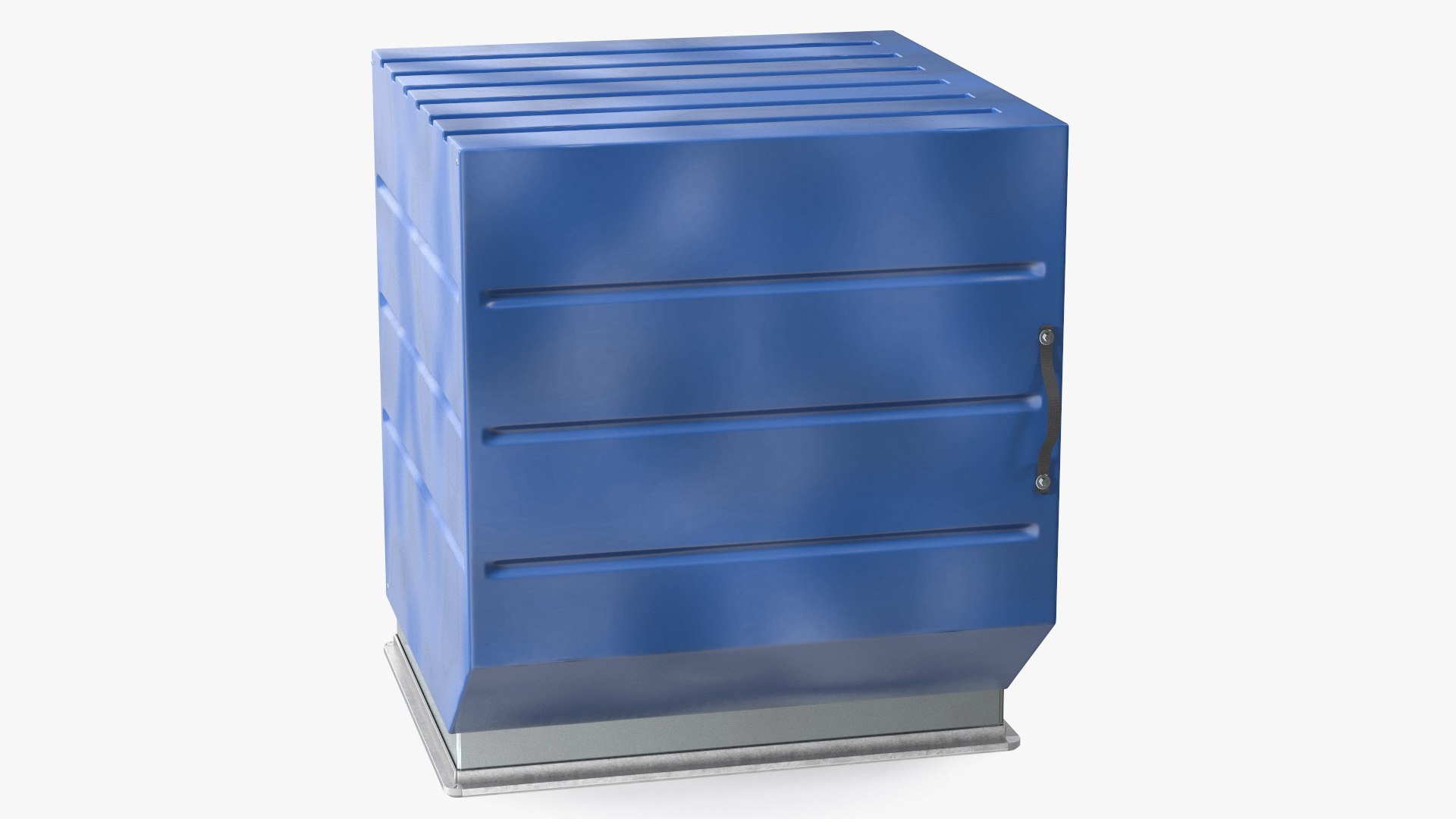 Air Cargo Container ULD LD 2 Blue Model - TurboSquid 2065888
