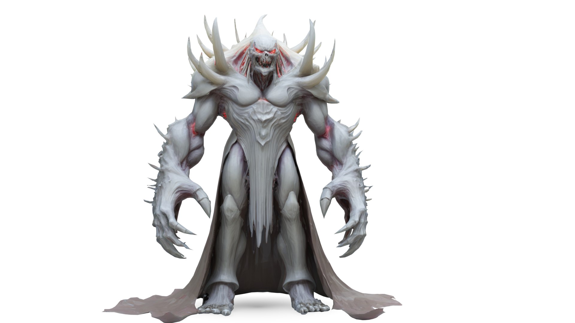 Hellspawn Behemoth 高细节恶魔怪物 Rigging 游戏准备就绪3D模型 - TurboSquid 2407303