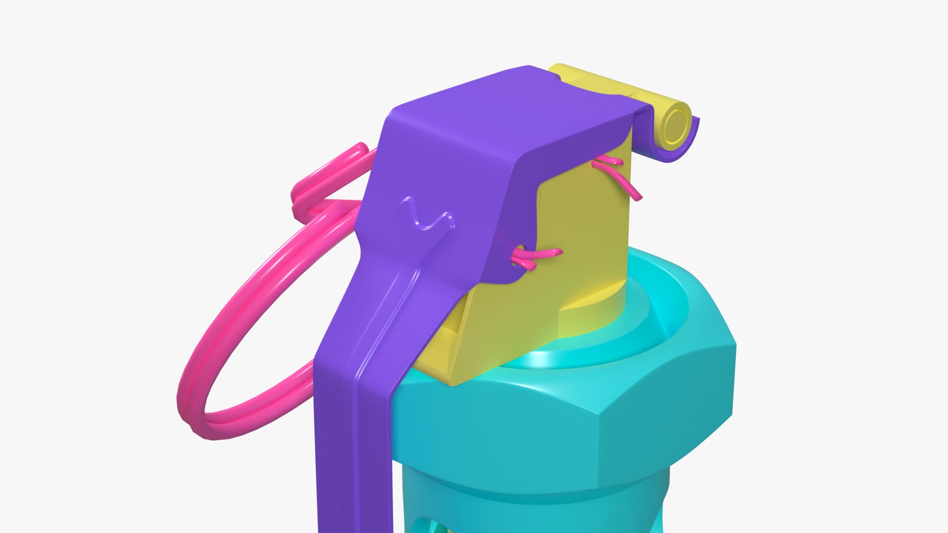 M84 Stun Grenade stylized 3D model - TurboSquid 1974694