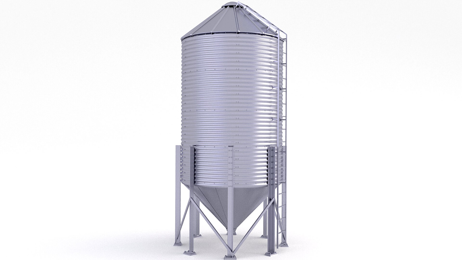 3D Silo Model - TurboSquid 1525696
