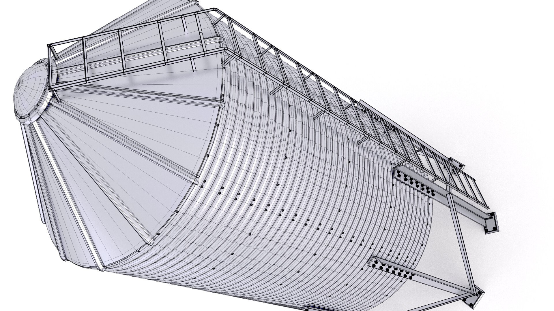 3D Silo Model - TurboSquid 1525696