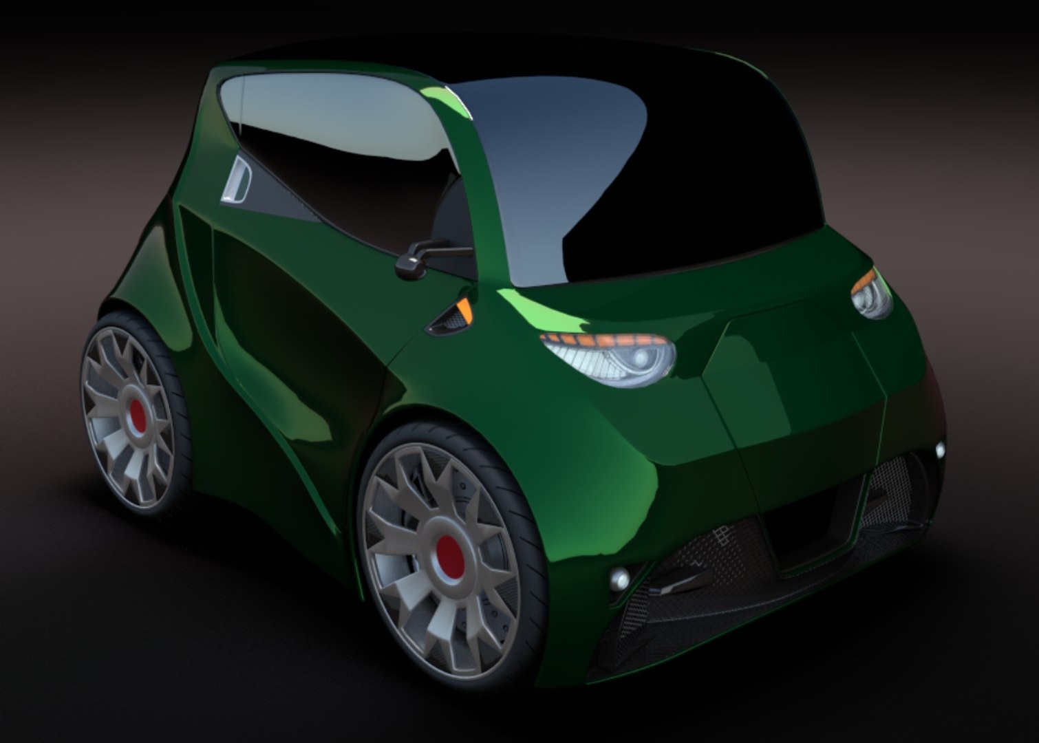 Electric Concept Car 3d Model