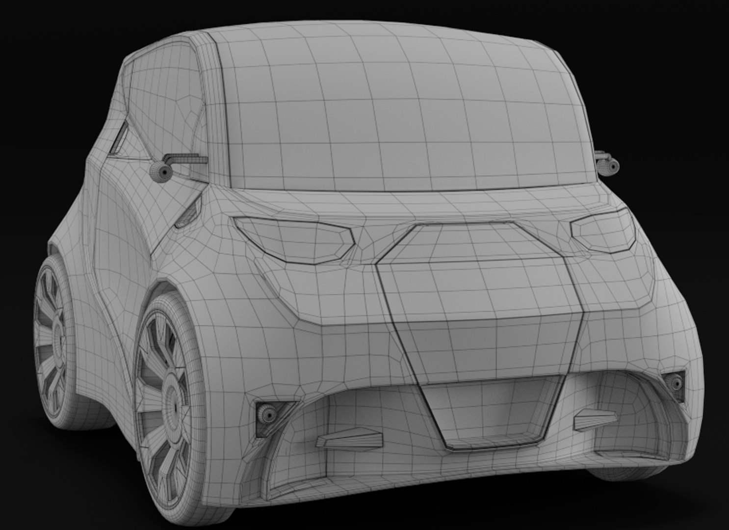 Electric Concept Car 3d Model