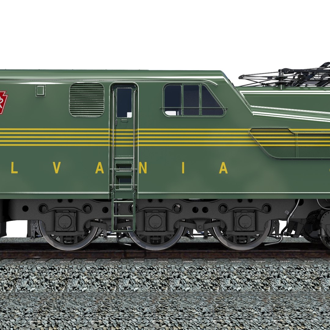 Gg1 Electric Locomotive 3d Model