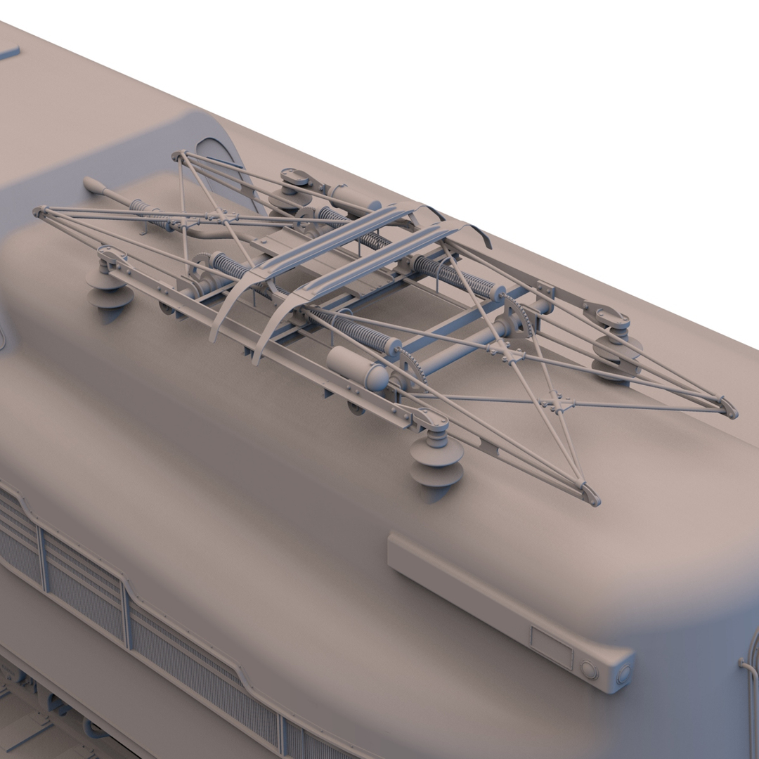 gg1 electric locomotive 3d model