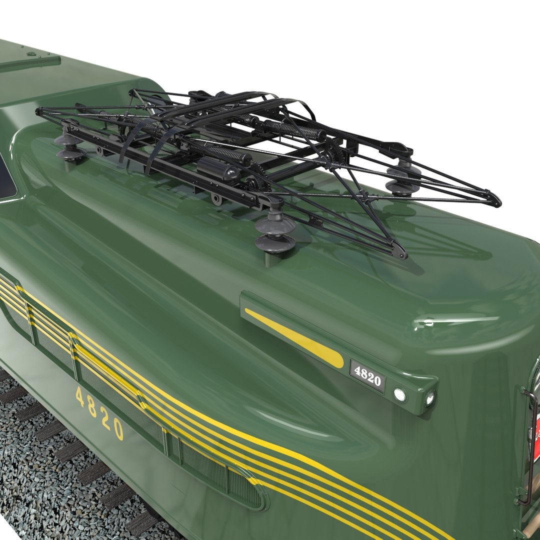 Gg1 Electric Locomotive 3d Model