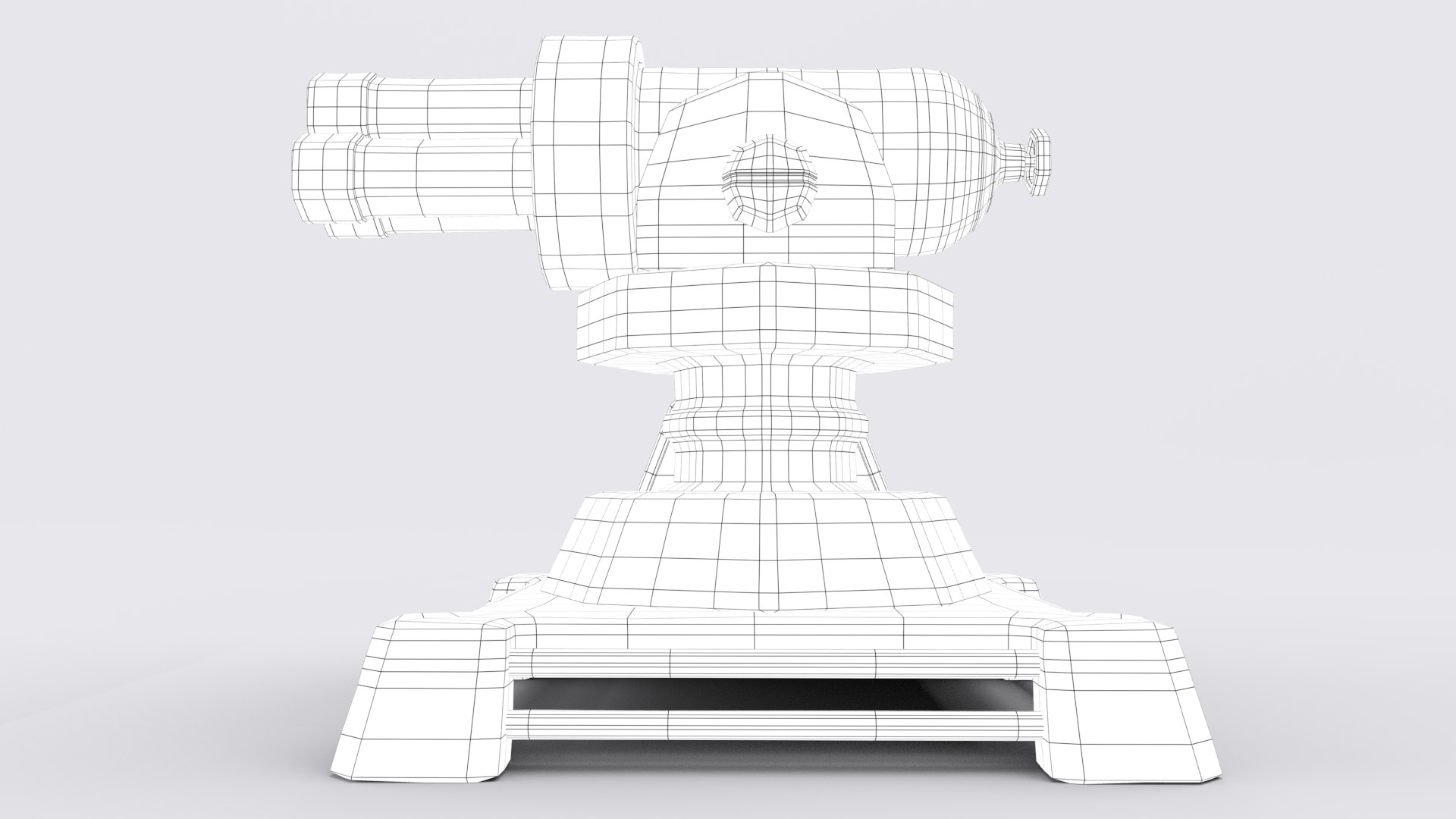 3D cartoon turret - TurboSquid 1485617