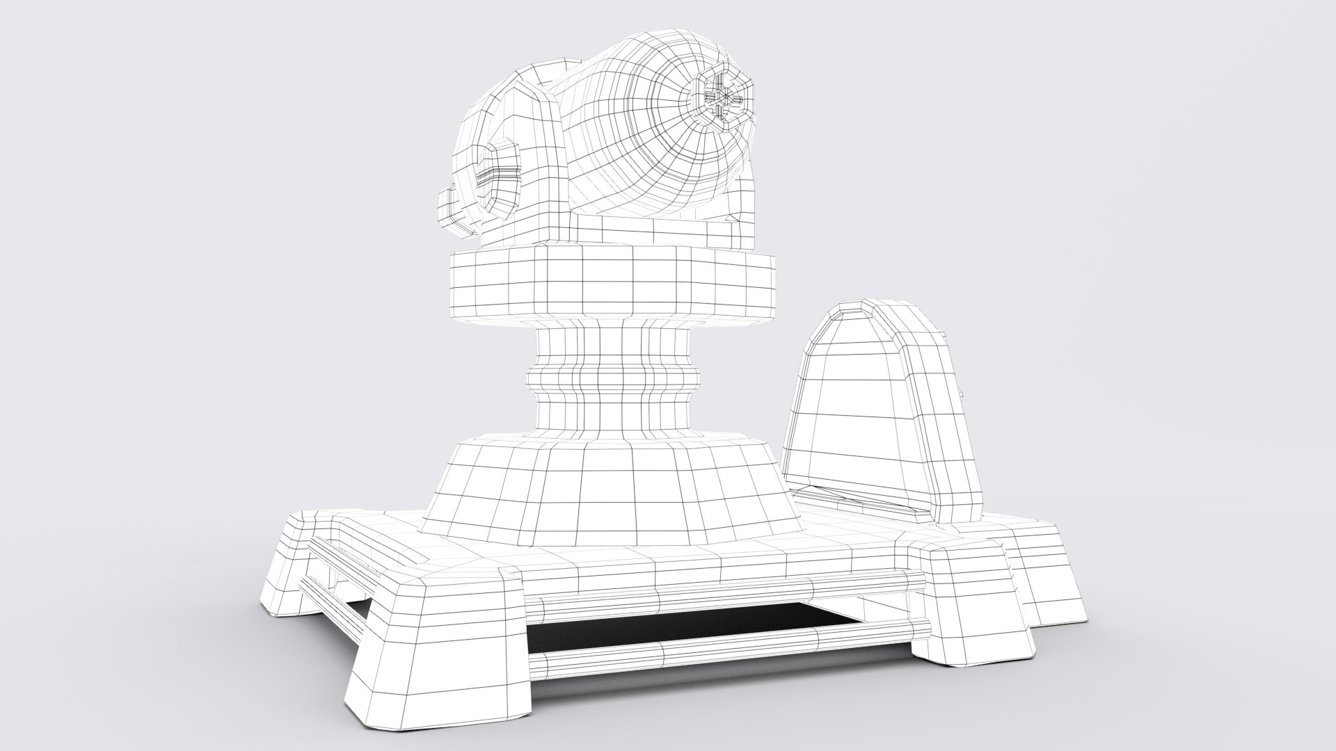 3D cartoon turret - TurboSquid 1485617