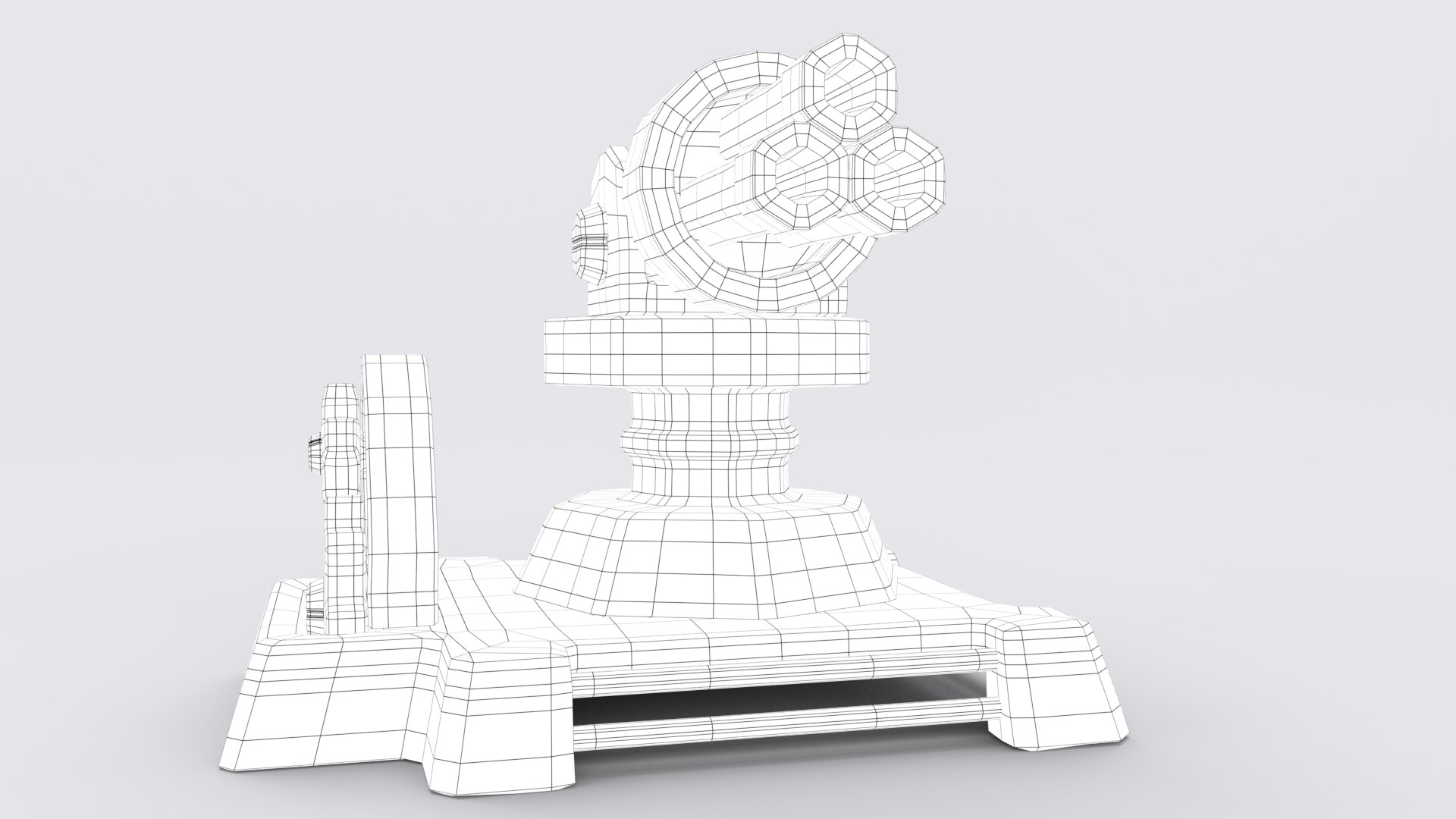 3D cartoon turret - TurboSquid 1485617