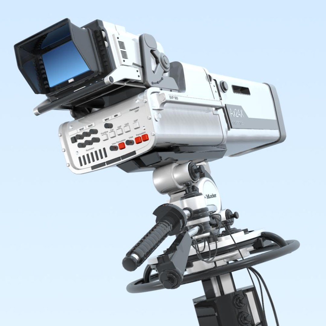 Professional Broadcast Camera Sony 3d Max