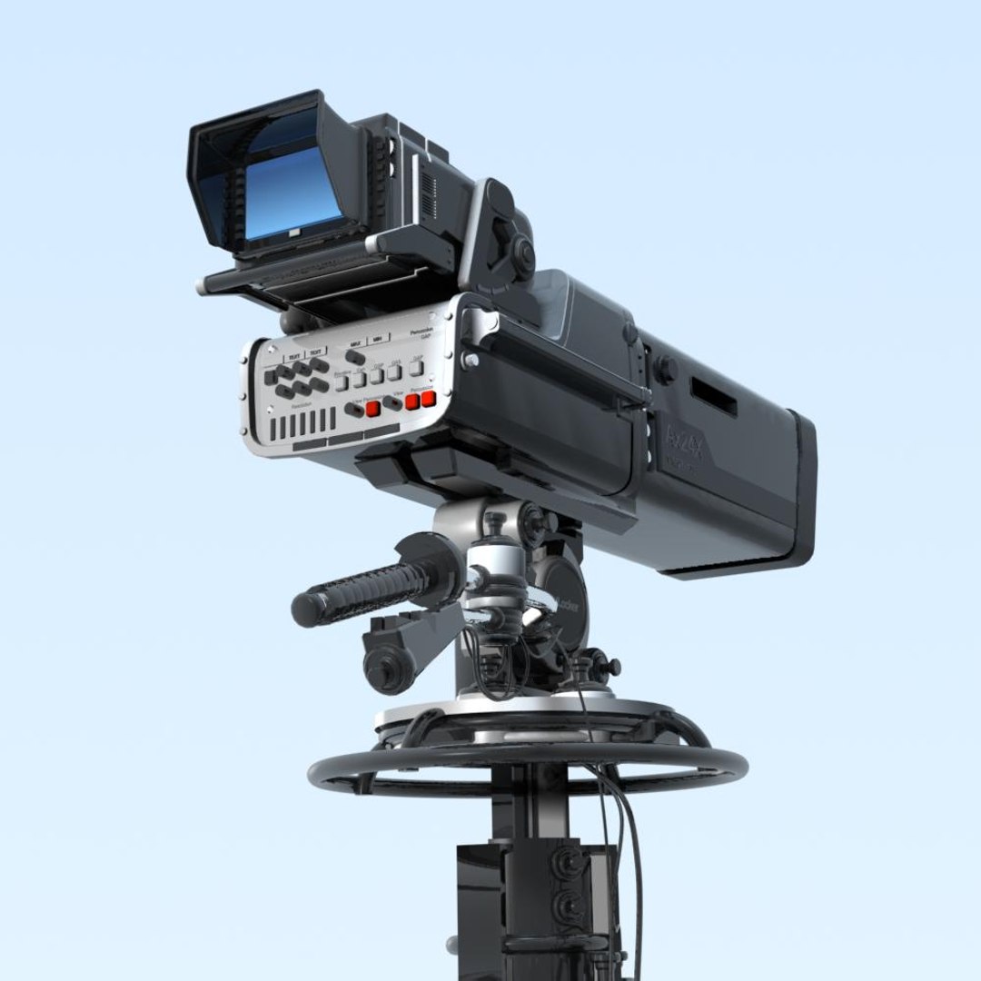 Professional Broadcast Camera Sony 3d Max