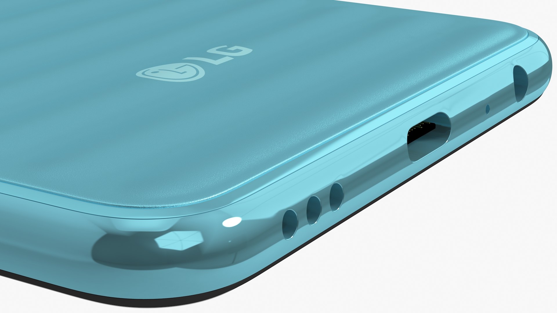 3D Realistic Lg K42 Blue - TurboSquid 1635125