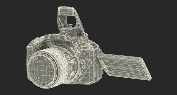 尼康相机3D模型系列23D模型 - TurboSquid 1206458