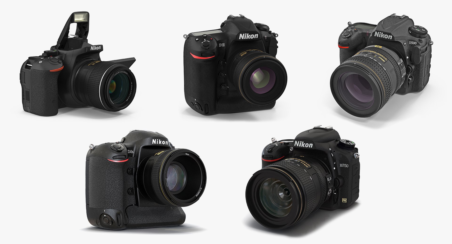 3D nikon cameras - TurboSquid 1206458