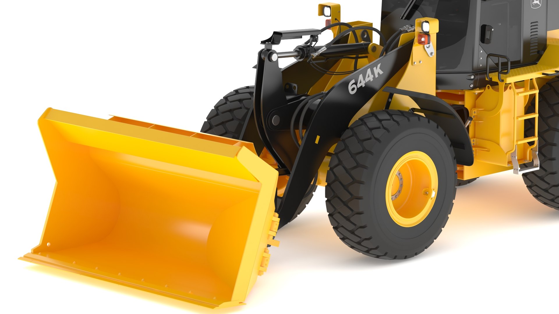 Deere 644K Loader With WL-SDB Bucket 3D Model - TurboSquid 2293761