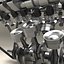 V8 Engine Work Animation Obj