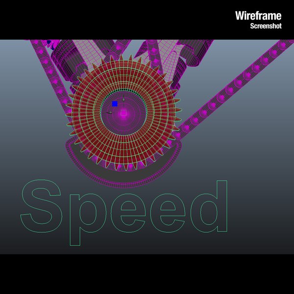 v8 engine work animation obj
