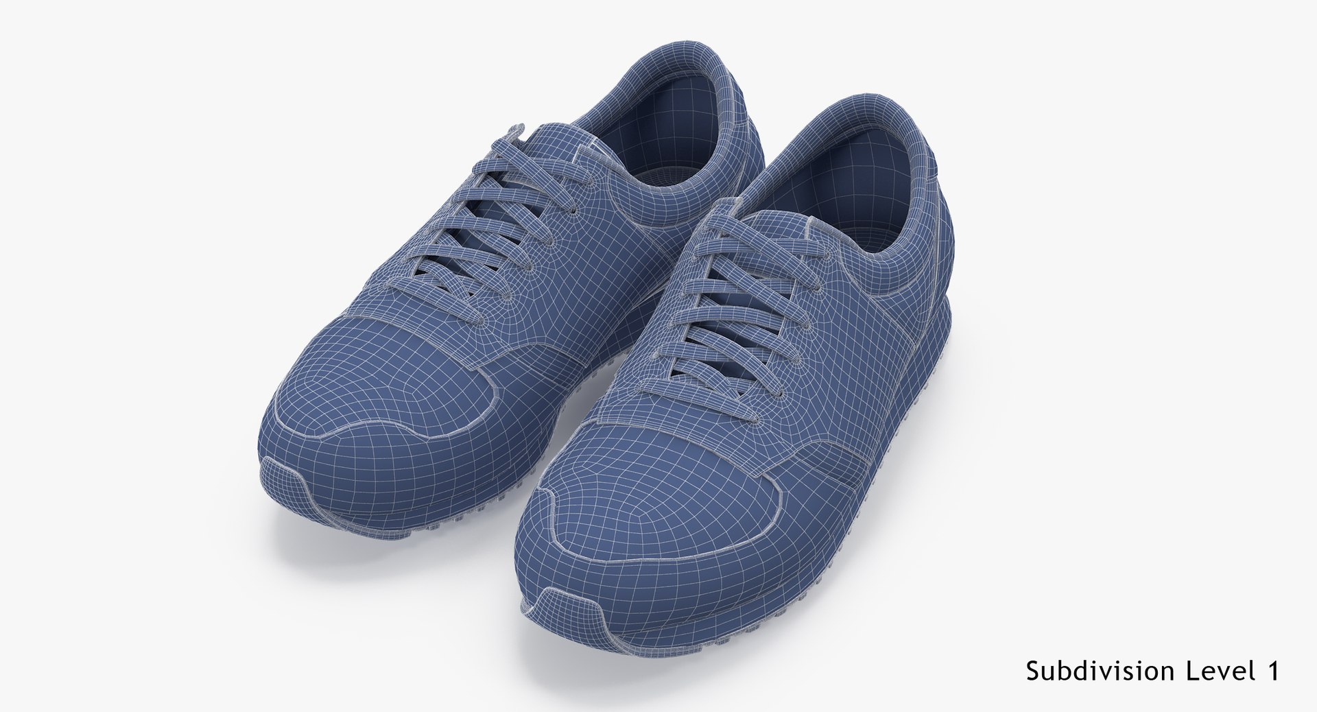3d Model Running Shoes