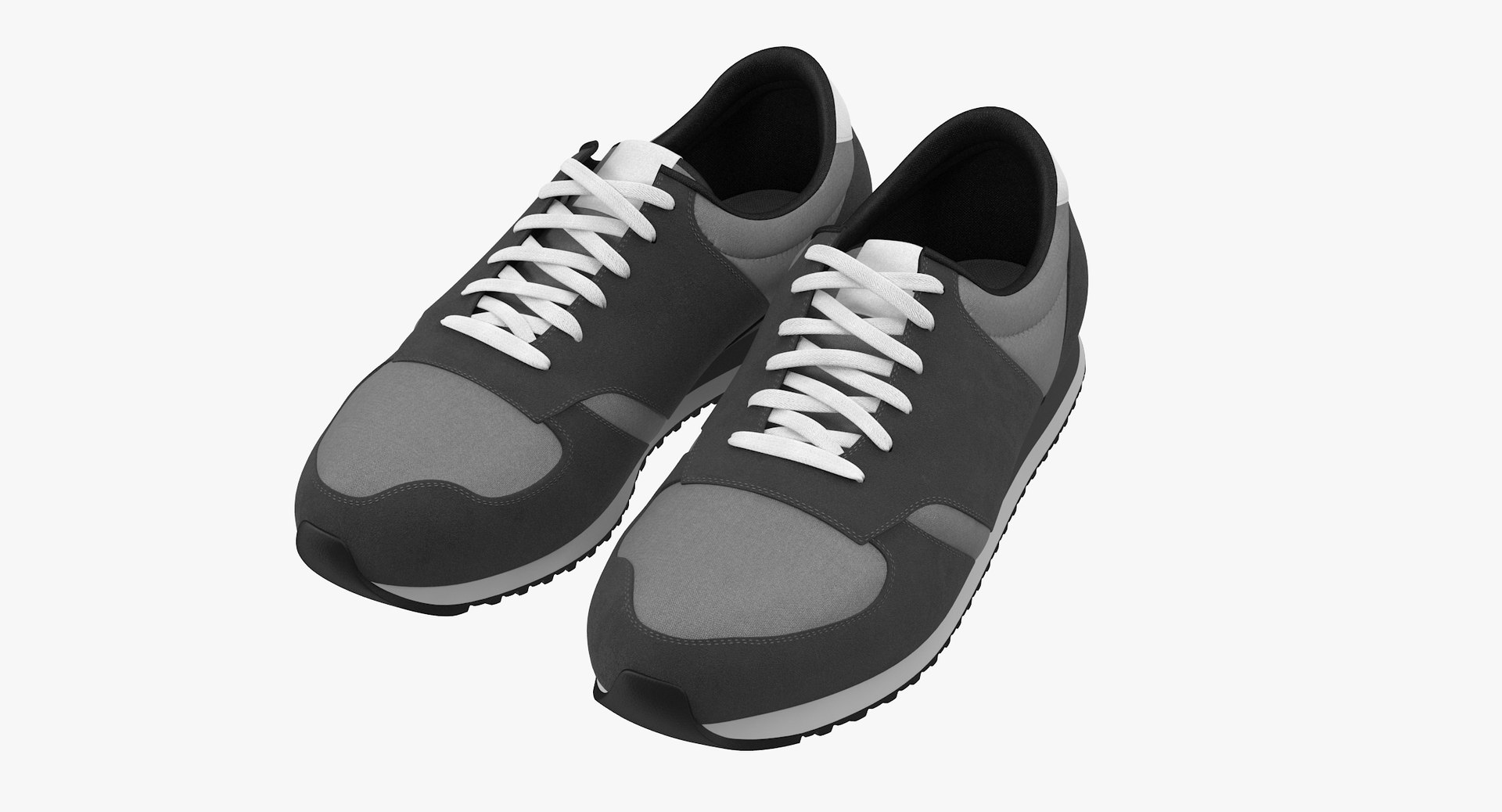 3d Model Running Shoes