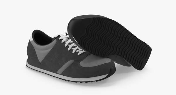 3d model running shoes