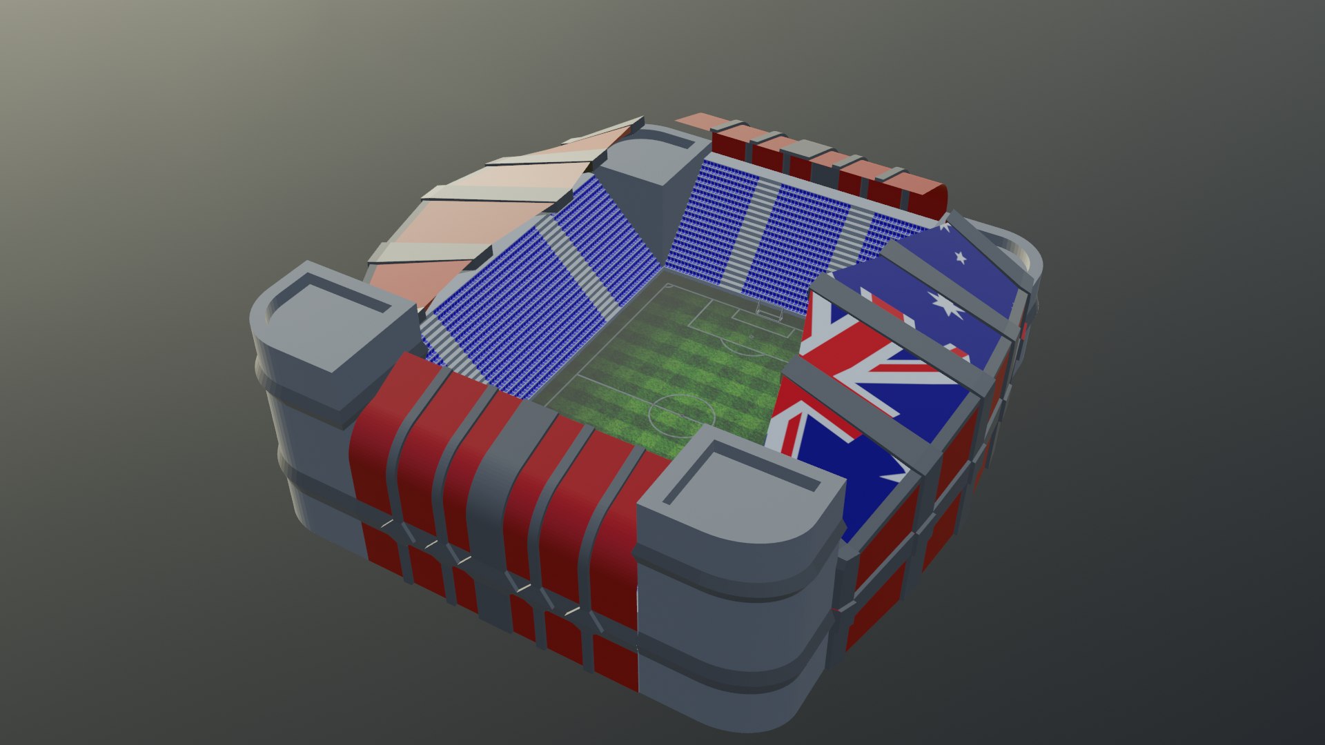 3D Football Stadium - Australia - TurboSquid 1882127