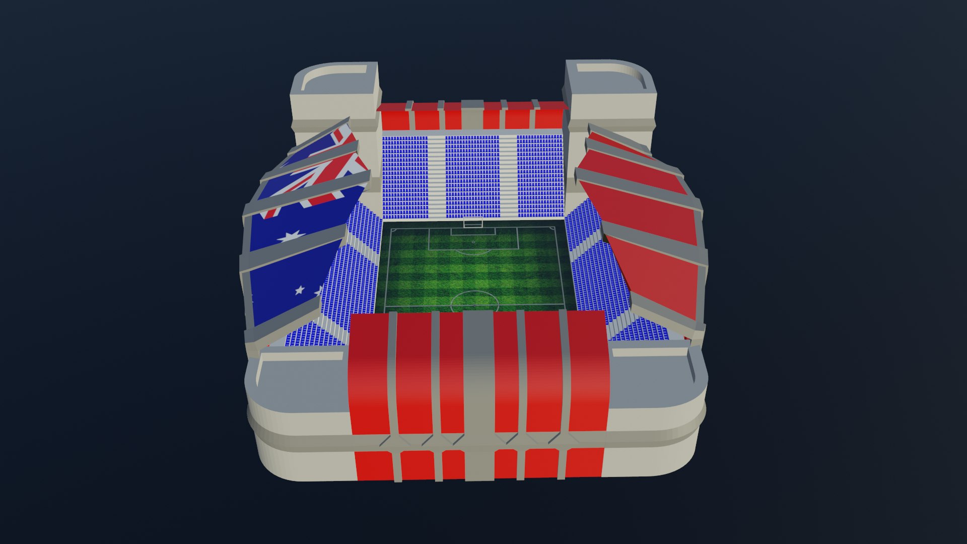 3D Football Stadium - Australia - TurboSquid 1882127
