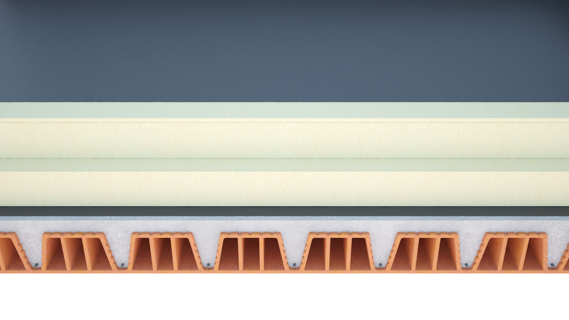 3D Flat Roof Section Model - TurboSquid 2018003