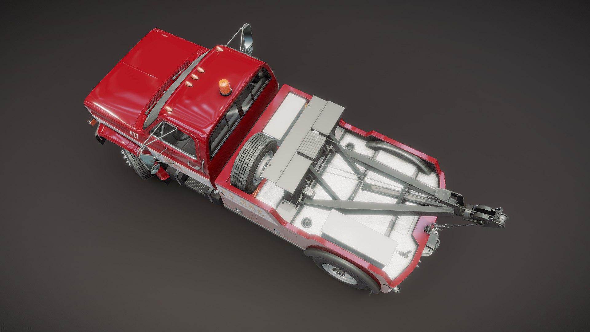 3D model Holmes wrecker truck PBR - TurboSquid 1891919
