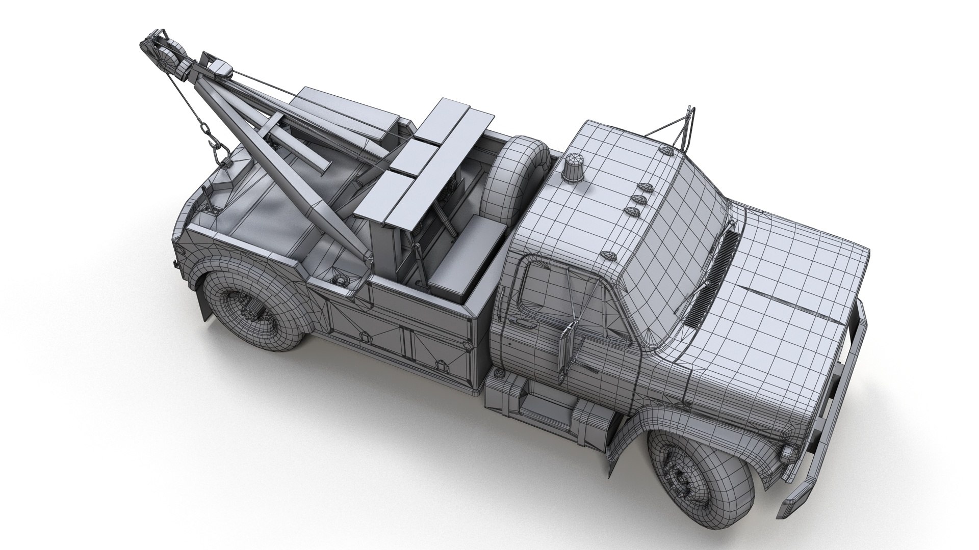 3D model Holmes wrecker truck PBR - TurboSquid 1891919