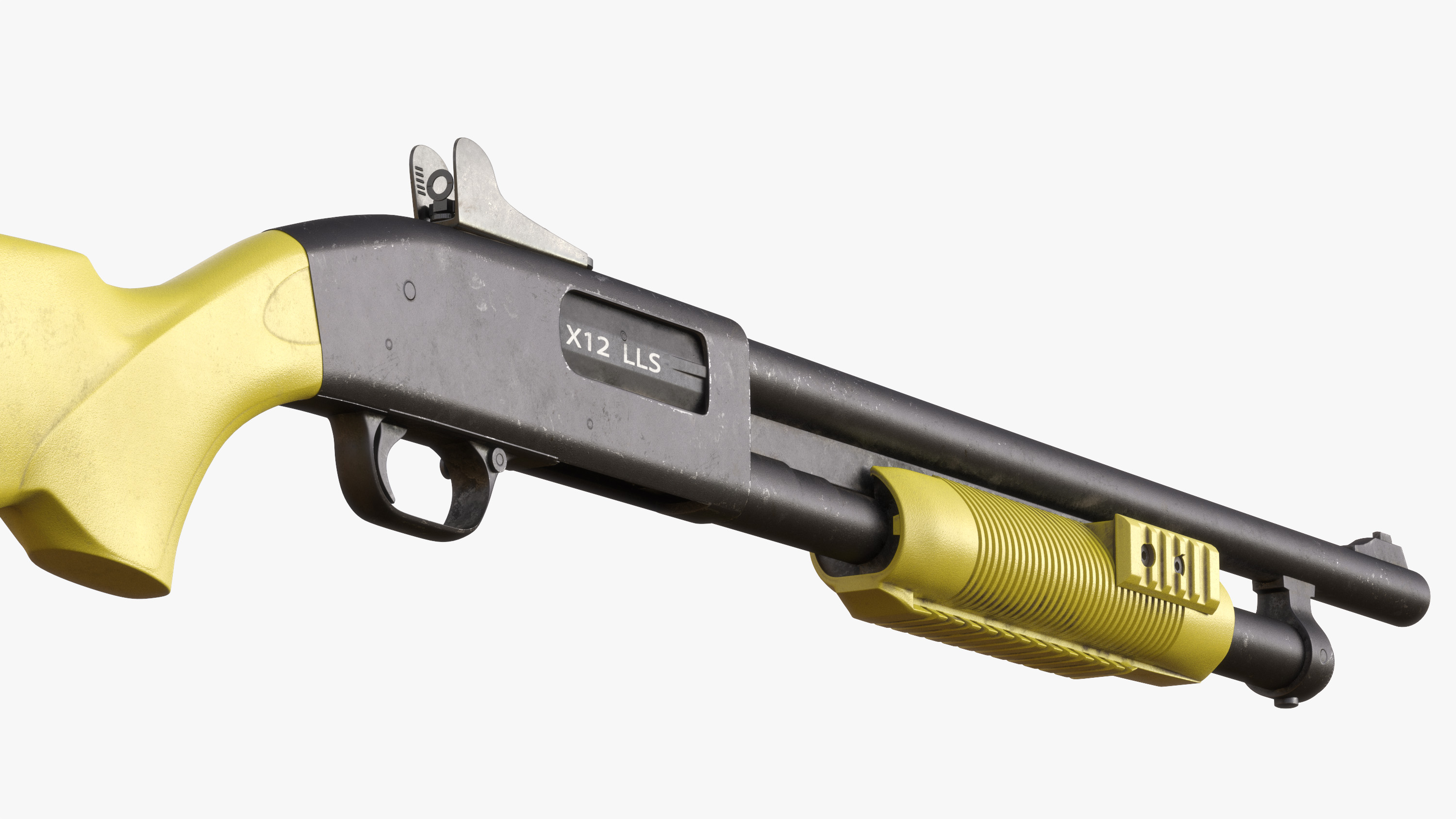 Taser x12 shotgun model - TurboSquid 1609770